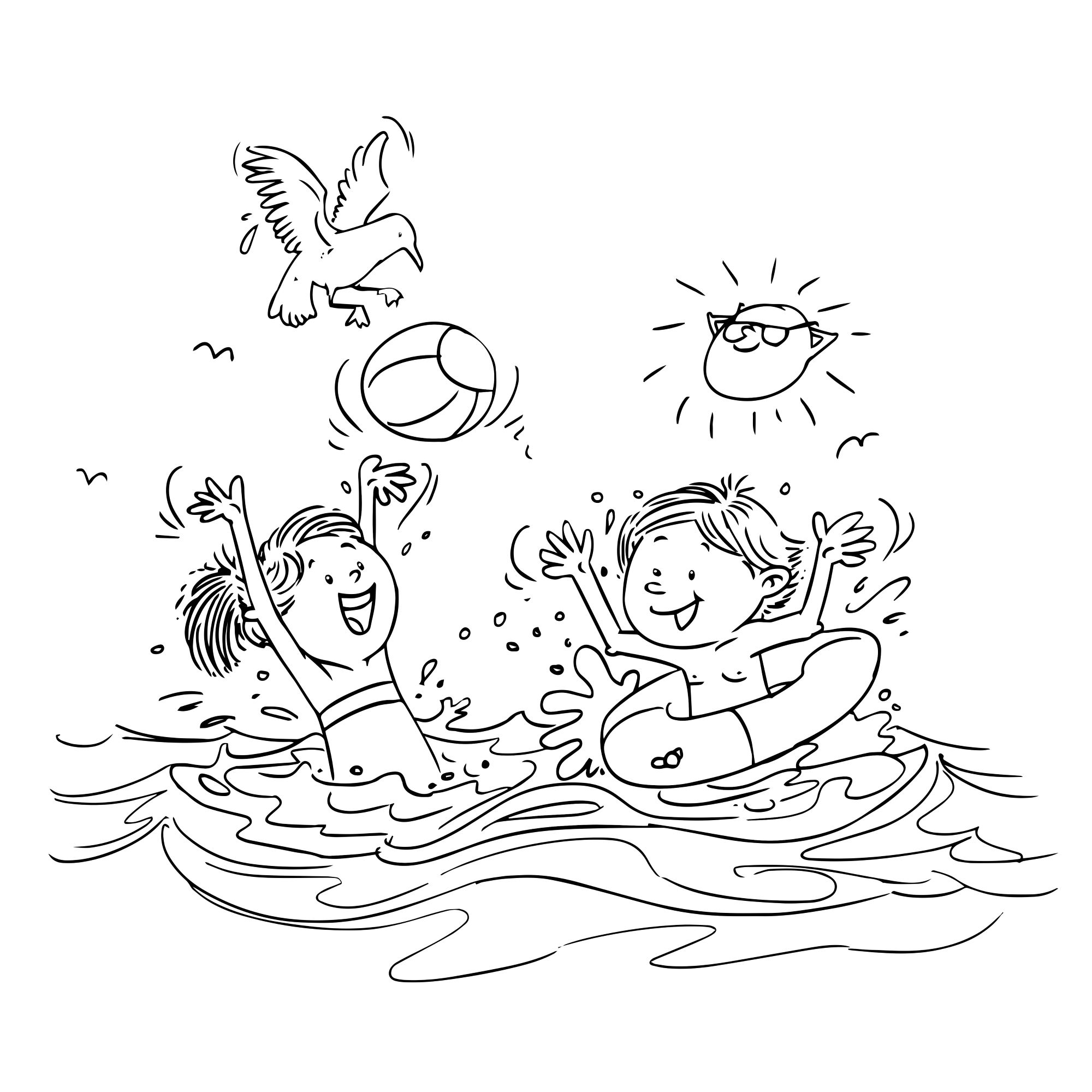 Disegni Da Colorare Estivi